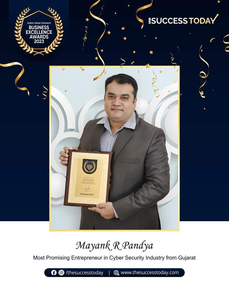 DevAum Technologies Founder Mayank Pandya Wins Business Excellence ...